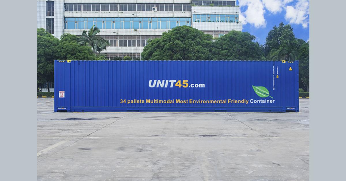 34 PALLETS 2.50m wide | UNIT45 Containers